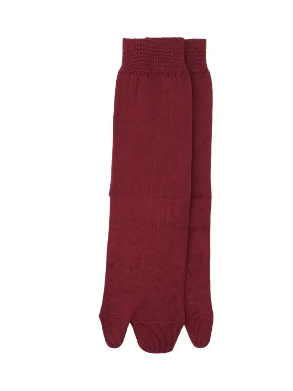 MAISON MARGIELA Tabi Socks - Red