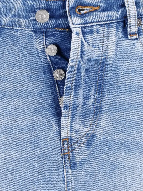 DIESEL® D-sire" Organic Cotton Denim Shorts - Light Blue