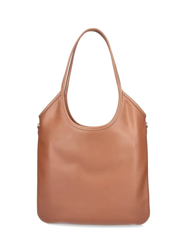 Miu Miu Ivy" Tote Bag In Calf Leather - Brown