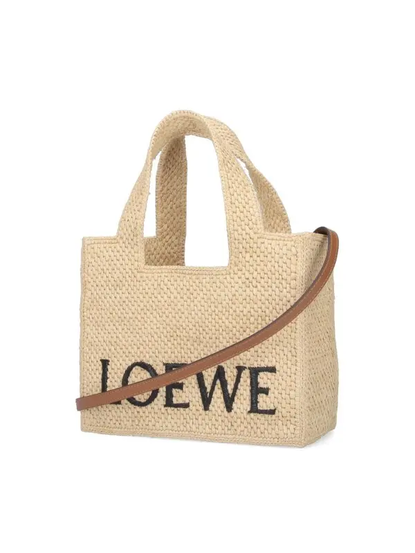 Loewe Small Raffia Tote