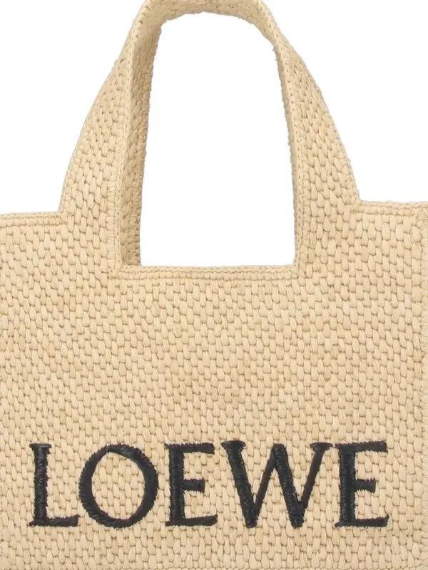 Loewe Small Raffia Tote