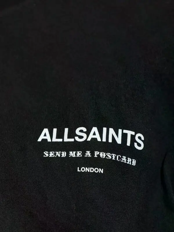 ALLSAINTS Logo-print Crewneck T-shirt - Black