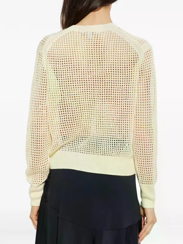 ALLSAINTS Open-knit Rope-logo Sweater