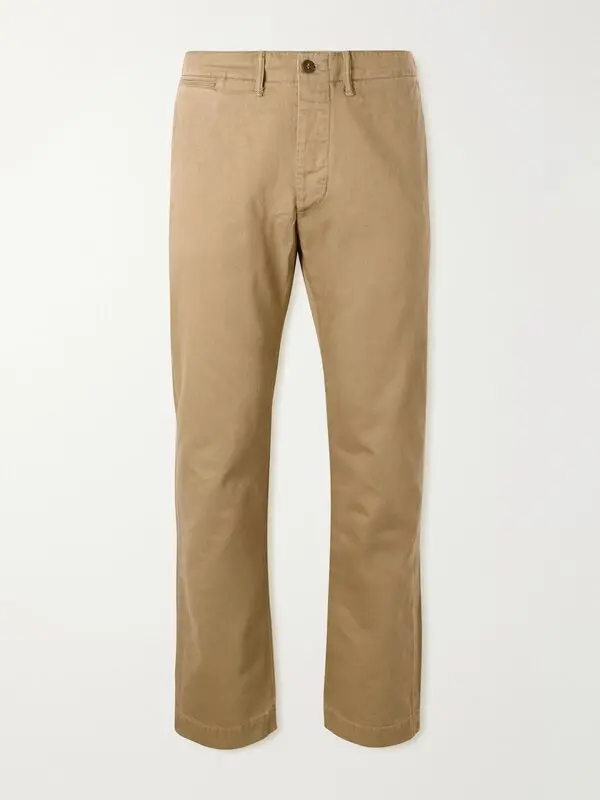 Ralph Lauren Straight-leg Cotton-twill Trousers