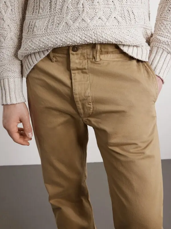 Ralph Lauren Straight-leg Cotton-twill Trousers