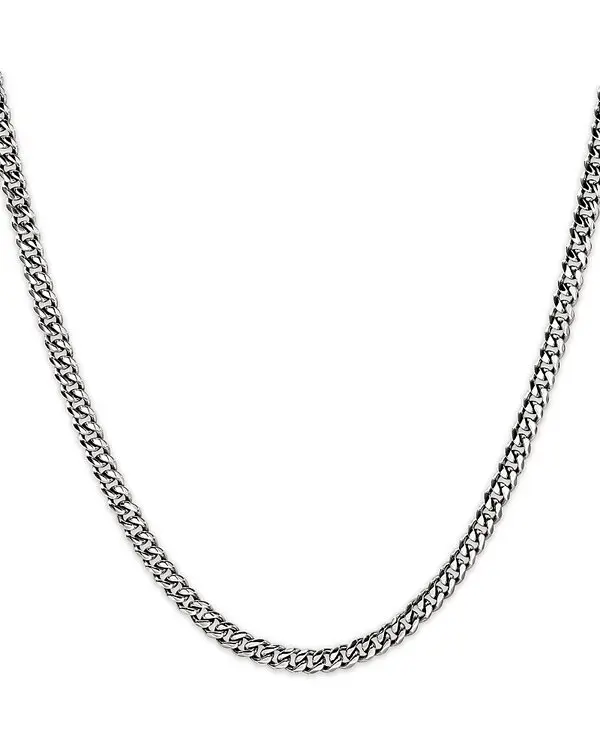 John Hardy Sterling Curb Chain Necklace, 24 - Silver