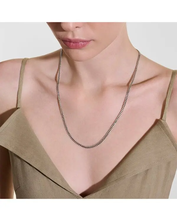 John Hardy Sterling Curb Chain Necklace, 24 - Silver
