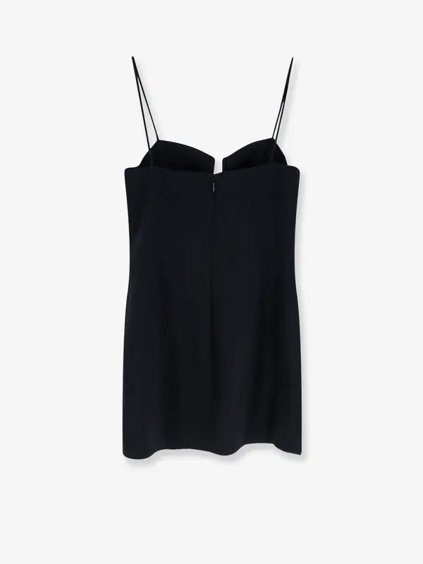Givenchy Cutaway Satin Mini Dress