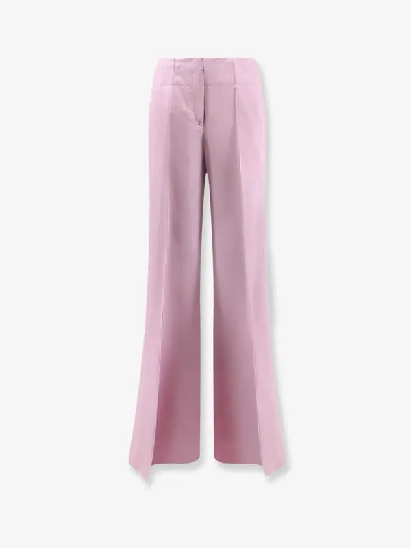 Seafarer Virgin Wool And Silk Flared Trousers