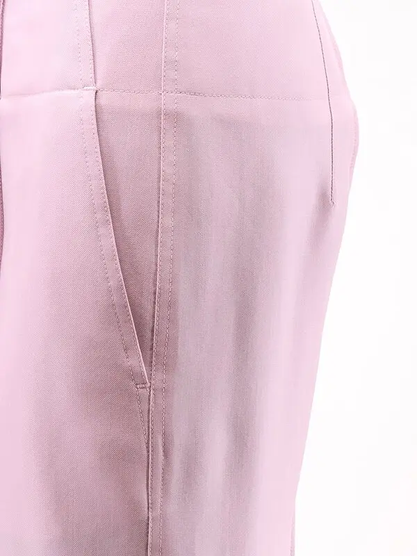 Seafarer Virgin Wool And Silk Flared Trousers