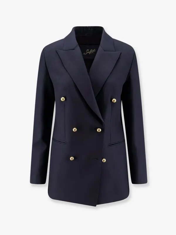Seafarer Berry Virgin Wool Blazer