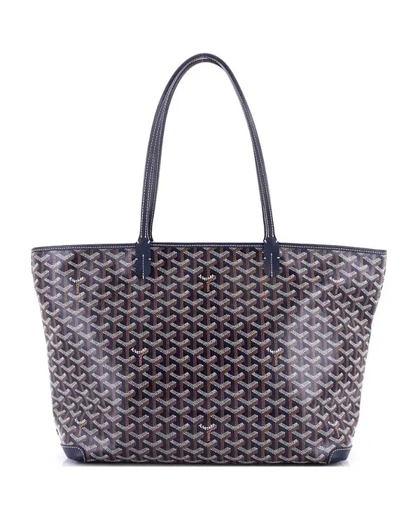 Goyard Mm Artois Tote Coated Canvas - Blue