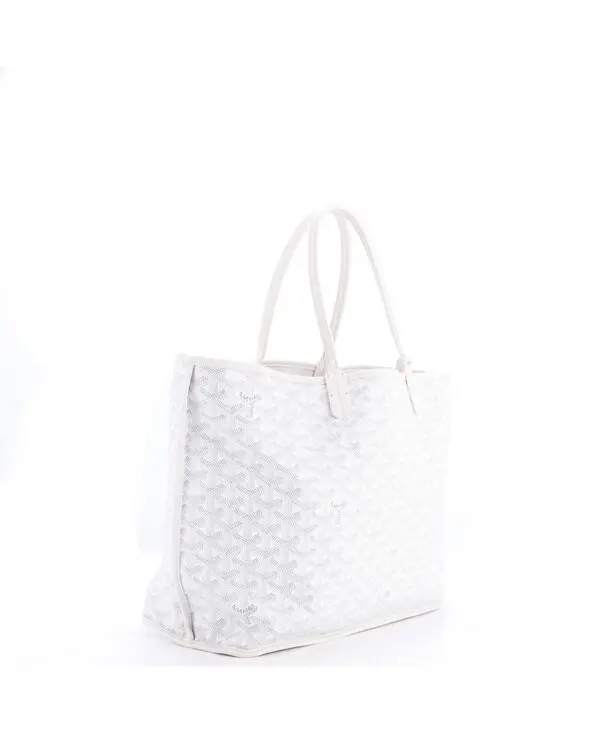 Goyard Pm Anjou Reversible Tote Coated Canvas - White