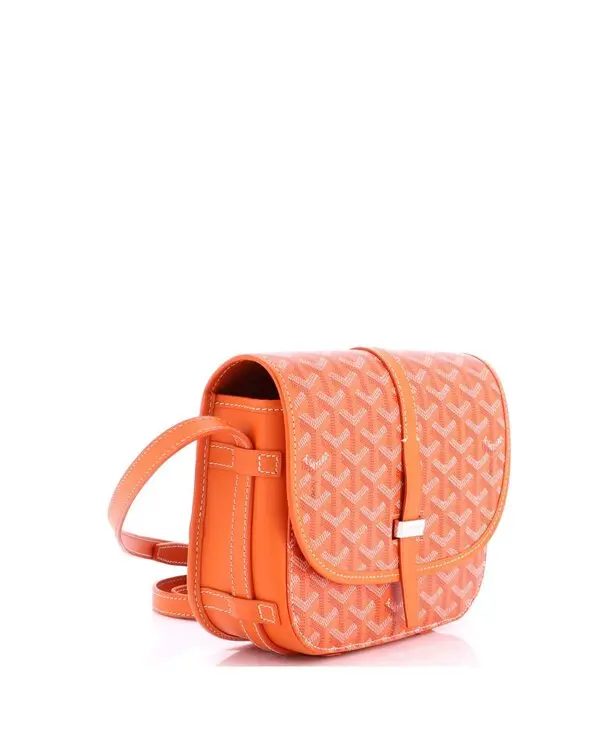 Goyard Pm Belvedere Ii Messenger Bag Coated Canvas - Orange