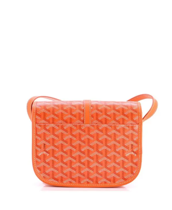Goyard Pm Belvedere Ii Messenger Bag Coated Canvas - Orange