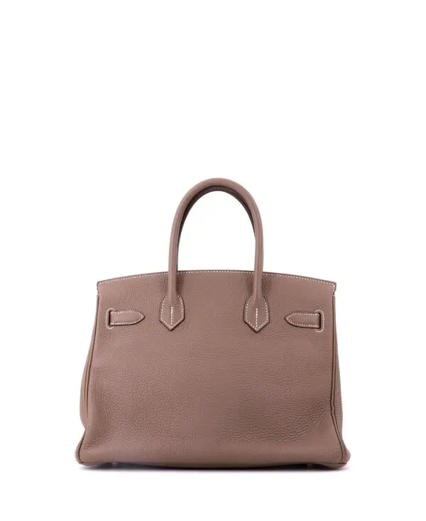Hermès Birkin 30 Handbag Grey Togo With Gold Hardware - Etoupe