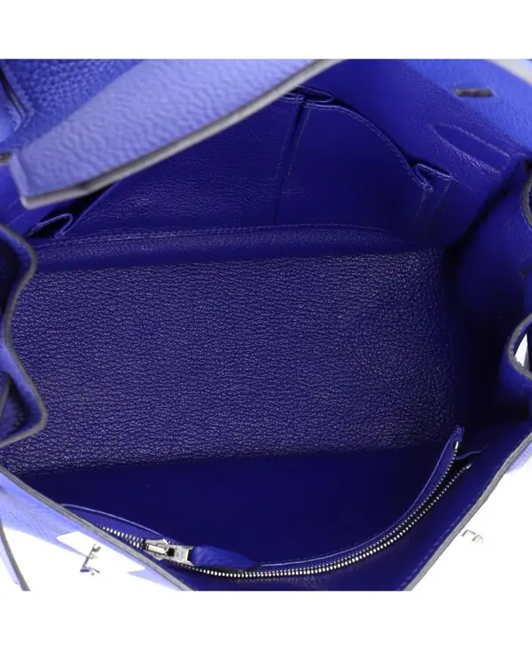 Hermès 28 Jypsiere Bag Clemence - Blue