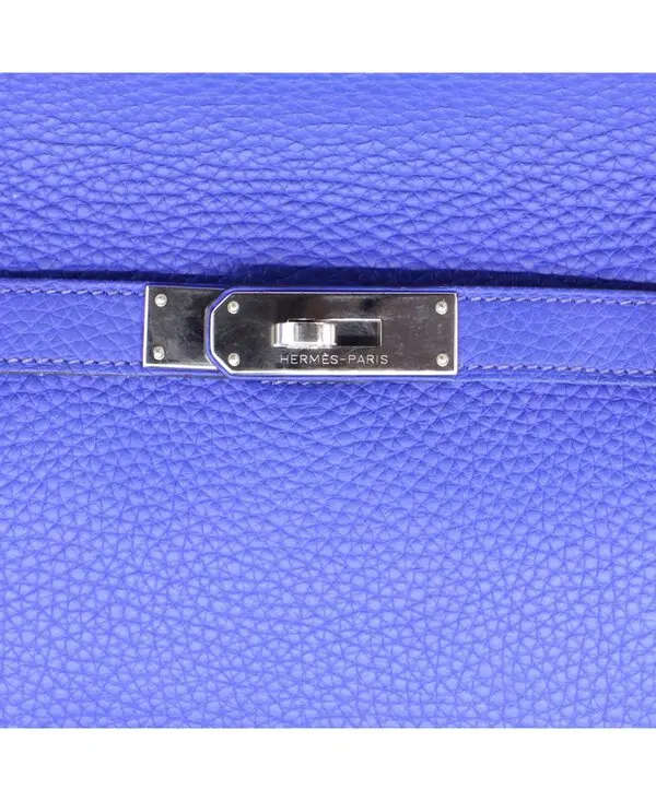 Hermès 28 Jypsiere Bag Clemence - Blue