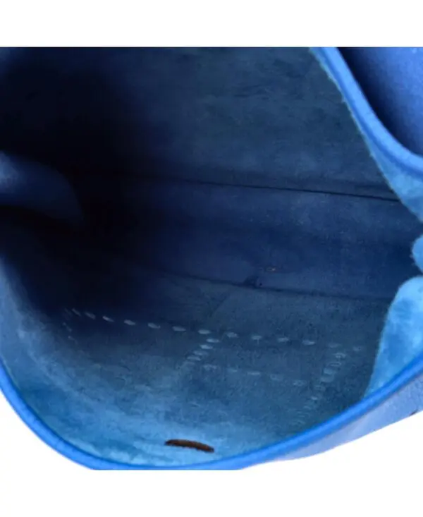 Hermès Gm Evelyne Bag Gen Iii Clemence - Blue