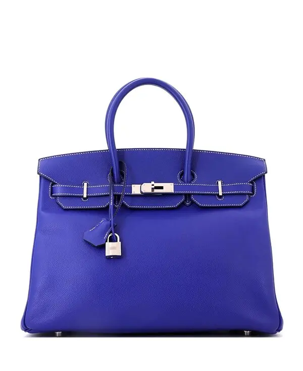 Hermès Candy 35 Handbag Epsom - Blue