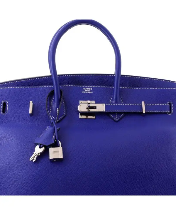 Hermès Candy 35 Handbag Epsom - Blue