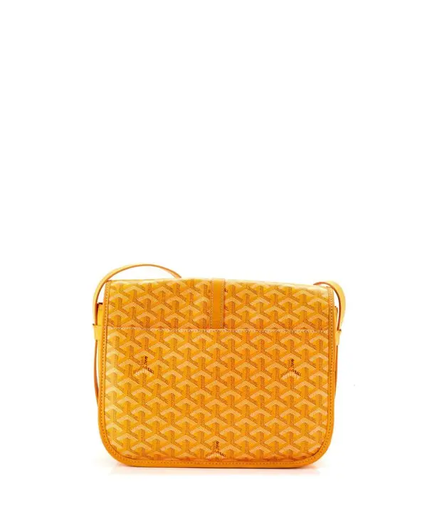 Goyard Mm Belvedere Ii Messenger Bag Coated Canvas - Yellow