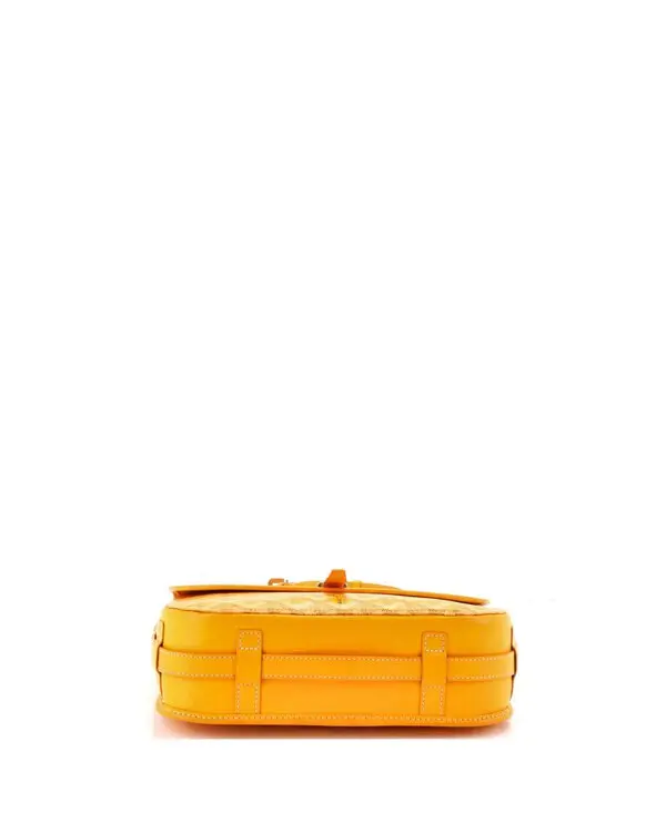 Goyard Mm Belvedere Ii Messenger Bag Coated Canvas - Yellow