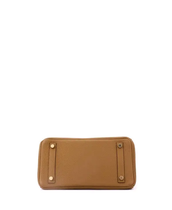 Hermès Birkin 25 Handbag Brown Togo With Gold Hardware - Bronze Dore