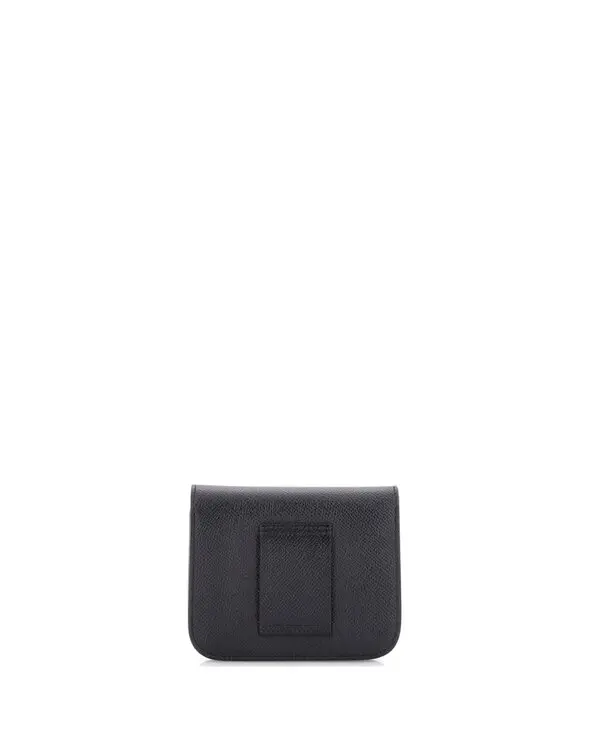 Hermès Constance Slim Wallet Epsom - Black
