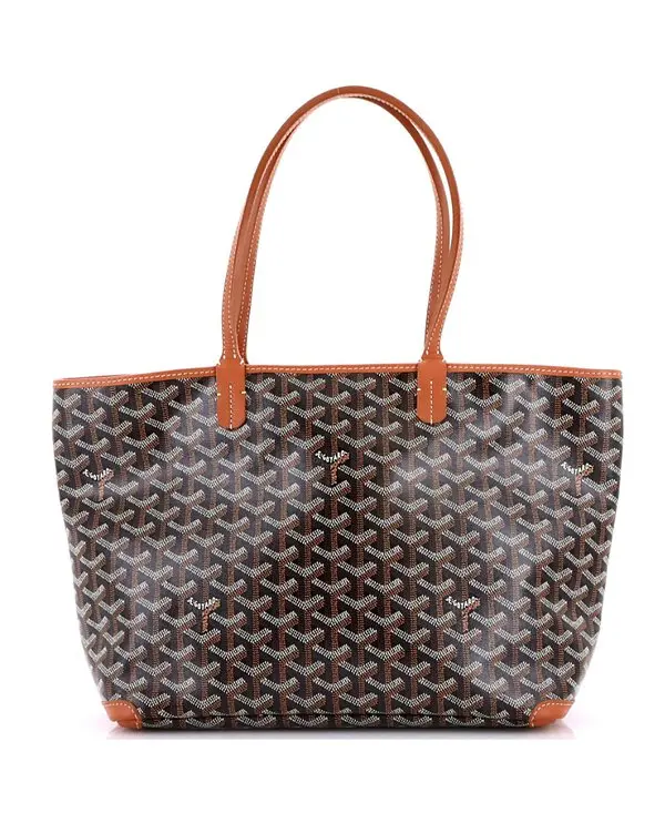 Goyard Pm Artois Tote Coated Canvas - Brown