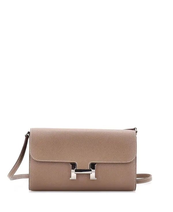 Hermès Constance To Go Wallet Epsom - Gray