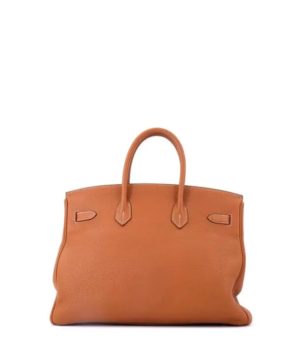 Hermès Birkin 35 Handbag Brown Togo With Hardware - Gold