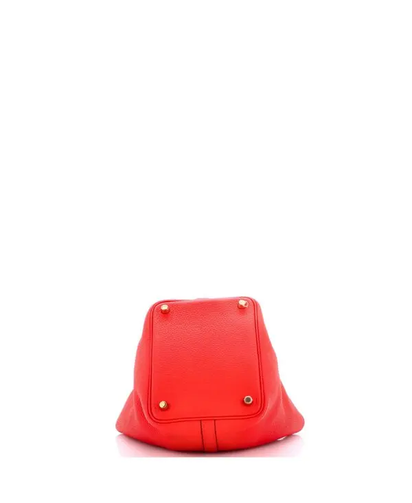 Hermès Pm Picotin Lock Bag Clemence - Red