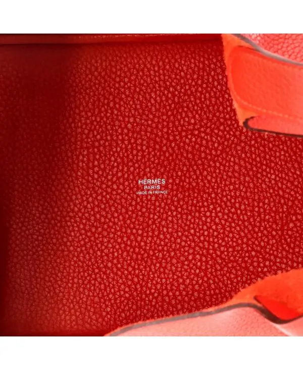 Hermès Mm Picotin Lock Bag Clemence - Red