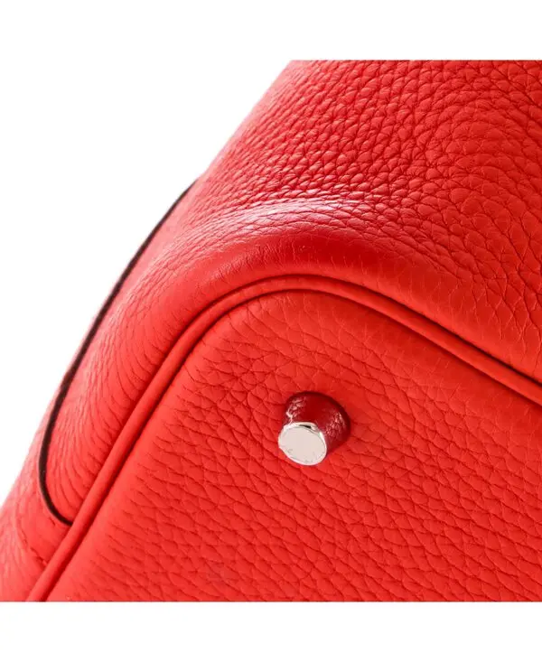 Hermès Mm Picotin Lock Bag Clemence - Red