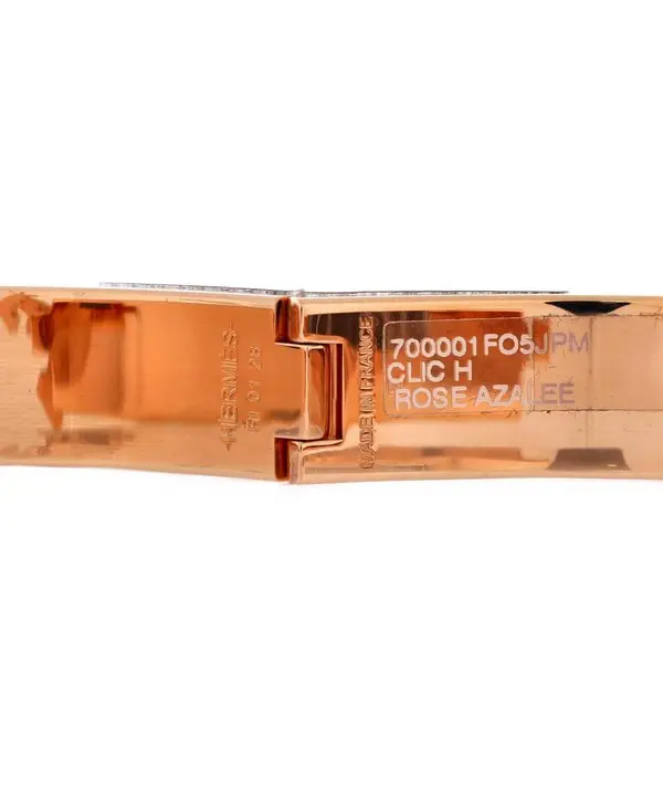 Hermès Narrow Clic H Bracelet - Enamel