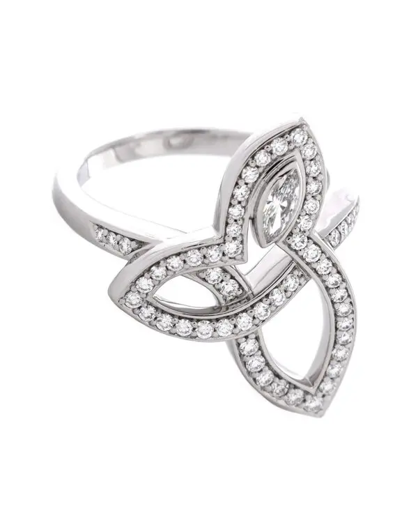 HARRY WINSTON Lily Cluster Ring And Diamonds
