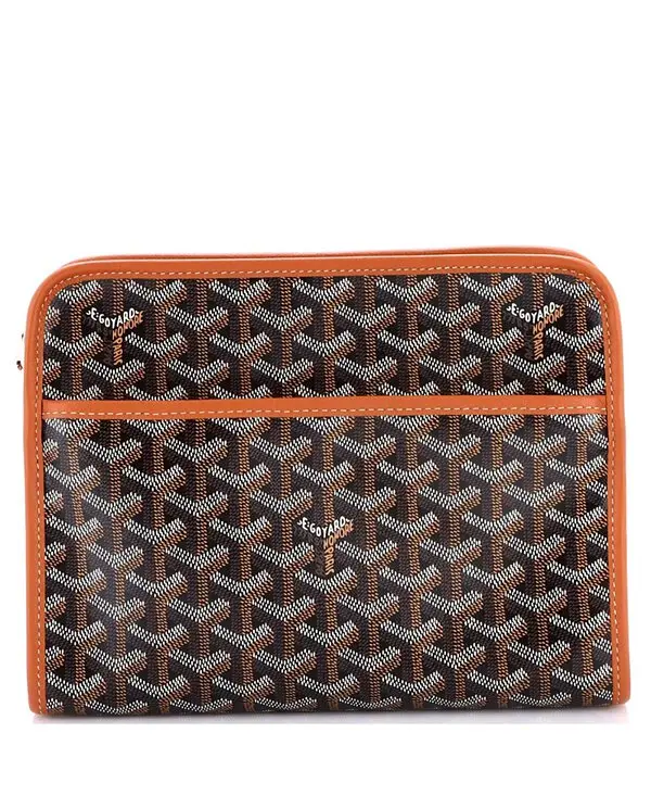 Goyard Mm Jouvence Toiletry Pouch Coated Canvas - Brown