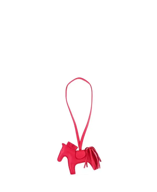 Hermès Pm Mono-tone Grigri Rodeo Bag Charm Leather - Pink