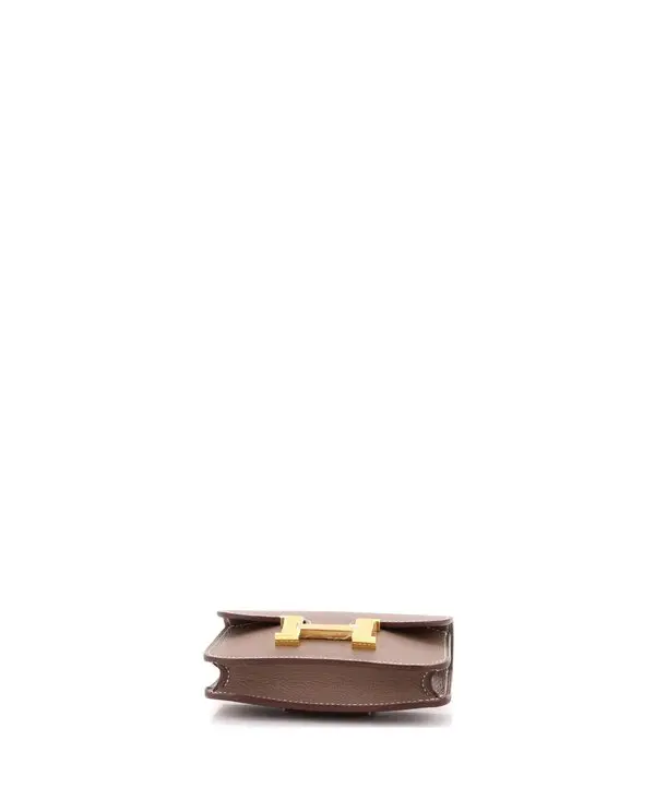 Hermès Constance Slim Wallet Evercolor - Gray