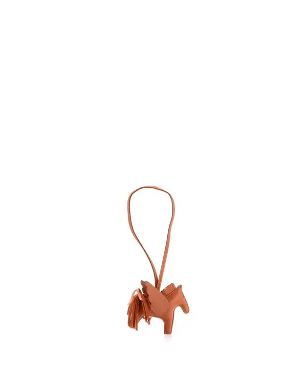 Hermès Pm Monochrome Pegase Rodeo Bag Charm Leather - Brown