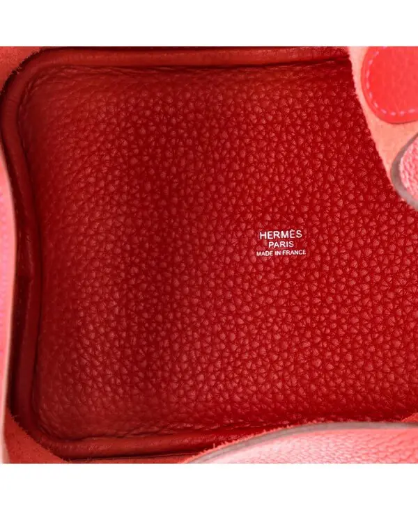 Hermès Pm Picotin Lock Bag Clemence - Red