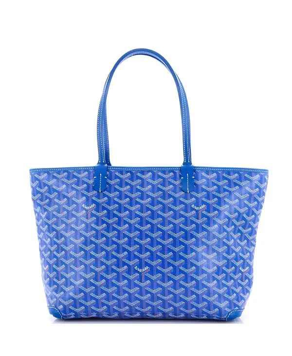 Goyard Pm Artois Tote Coated Canvas - Blue