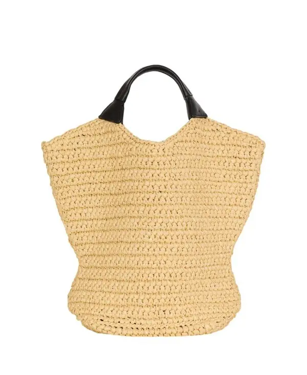 Balmain Paris Crochet Tote Bag - Beige