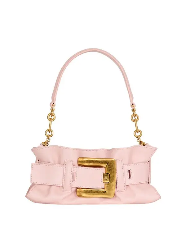 Balmain Mini Anthem Bag In Smooth Leather - Pink