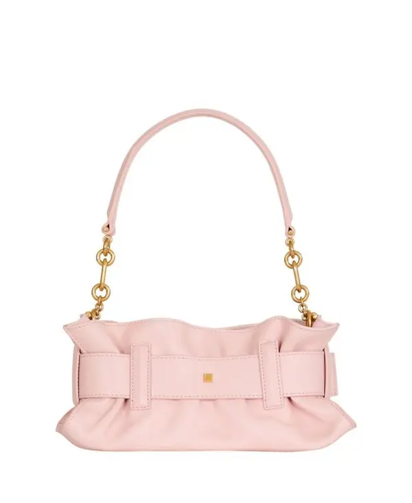 Balmain Mini Anthem Bag In Smooth Leather - Pink