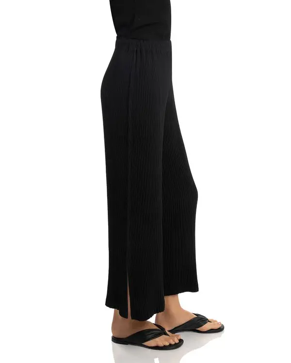 Issey Miyake Textured Wide Leg Pants