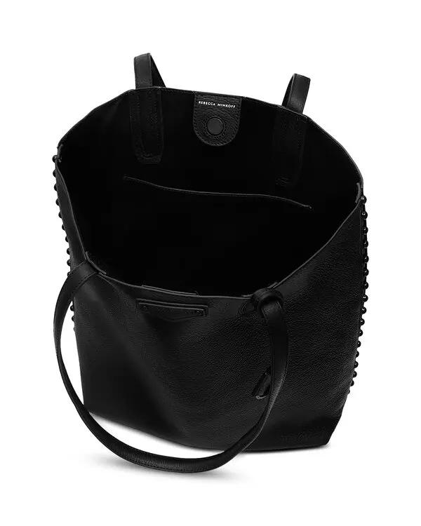 Rebecca Minkoff Riley Large Leather Tote Bag With Stud Embellishments