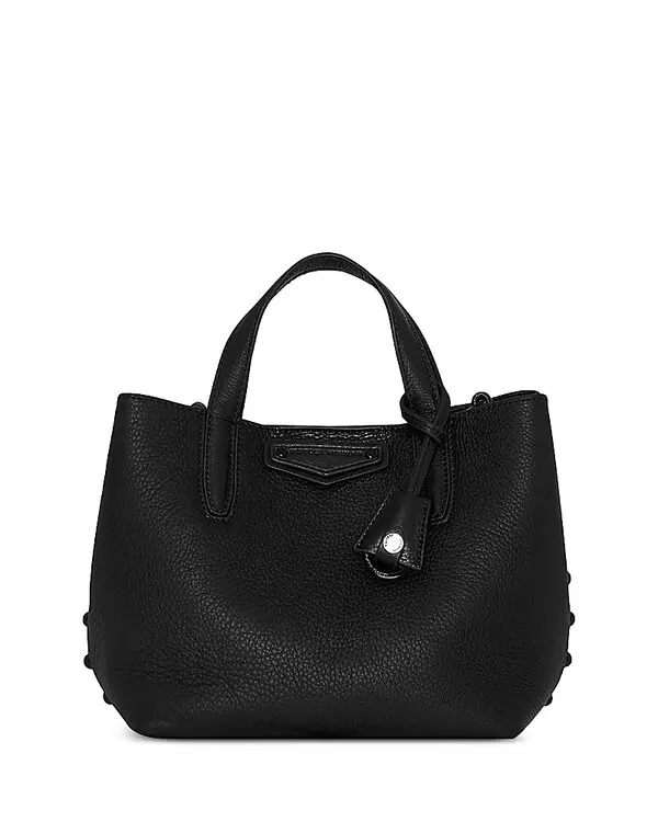 Rebecca Minkoff Riley Small Leather Tote Bag - Black