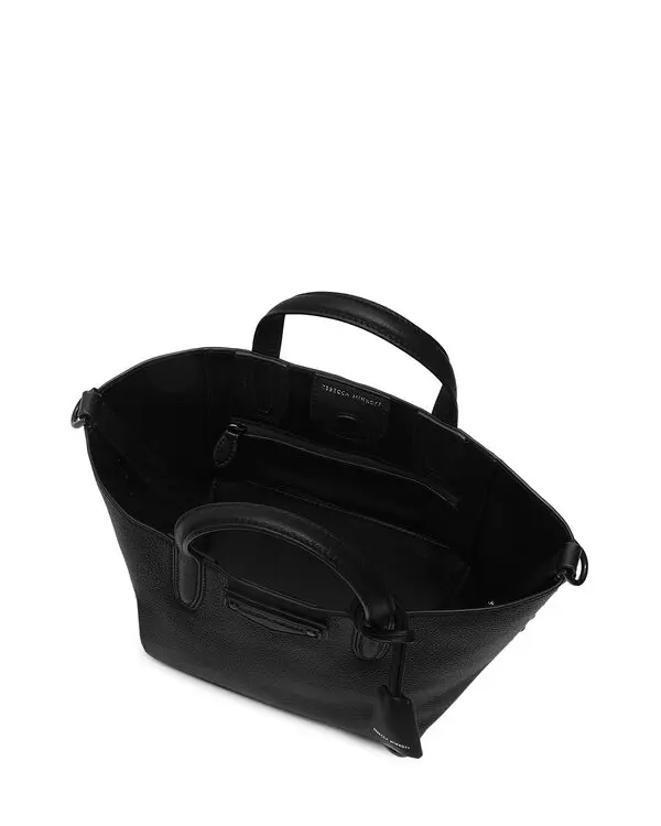Rebecca Minkoff Riley Small Leather Tote Bag - Black